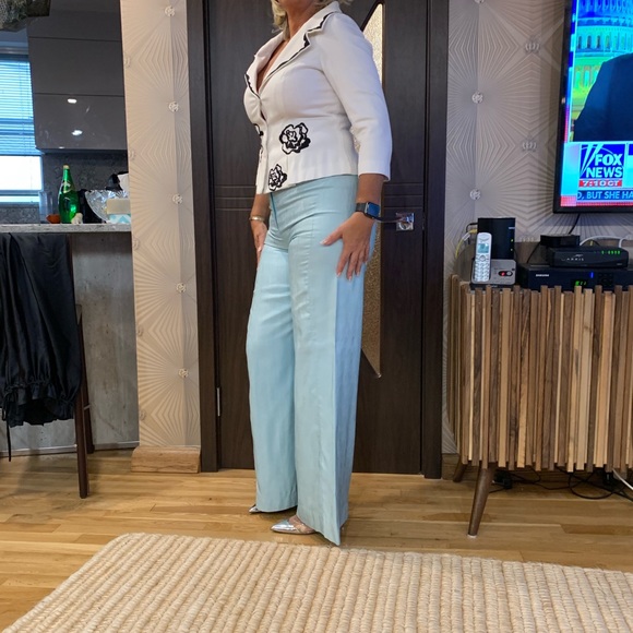 Luca Luca | Pants & Jumpsuits | Luca Luca Silk Palazzo Pants 46 | Poshmark